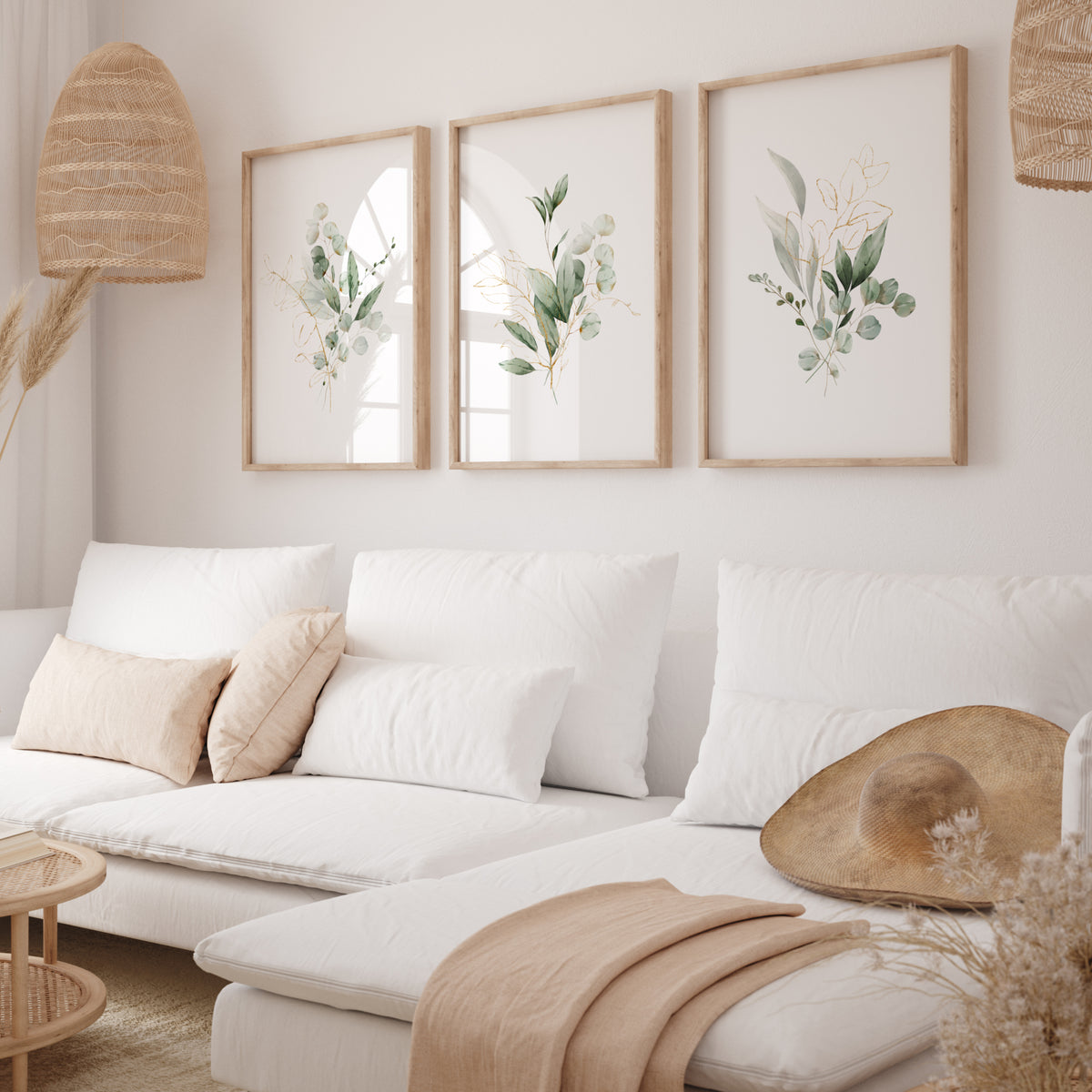 Greenery Prints – Neutral Nursery Decor