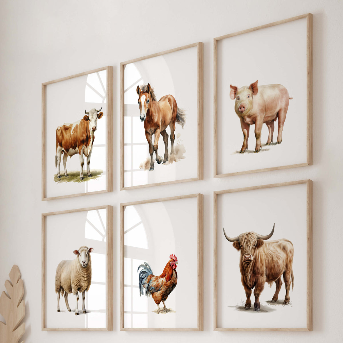 Farm Neutral Nursery Prints – Neutral Nursery Decor